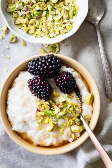 Almond Milk Rice Pudding (Vegan, GF, DF) | The Worktop
