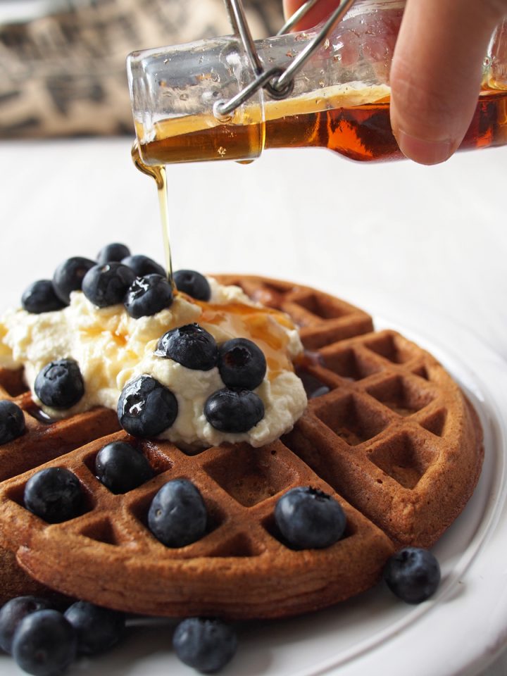 Honey Oat Waffles Recipe | The Worktop