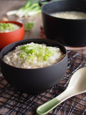 Chicken and Ginger Congee (Rice Porridge) | The Worktop