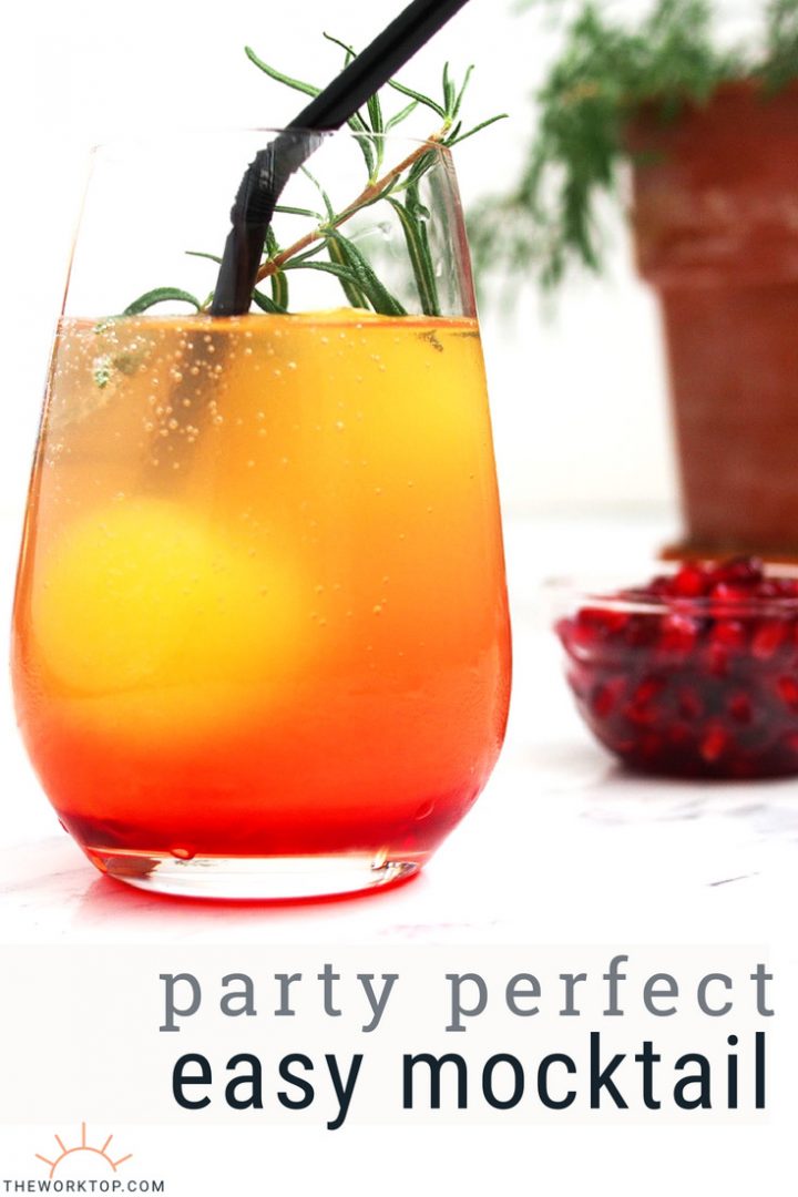 Orange Juice Mocktail - Easy Recipe | Fun Party Idea | The Worktop