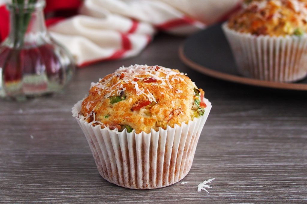 Savory Muffins with Bacon and Parmesan | The Worktop