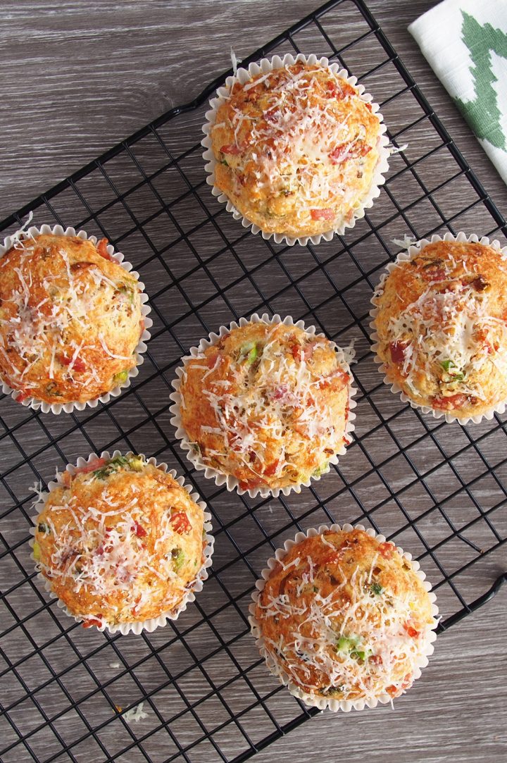 Savory Muffins with Bacon and Parmesan | The Worktop