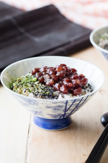 Adzuki Beans on Banana Rice (Vegan, GF, Dairy-free) | The Worktop