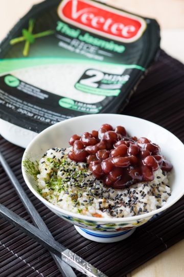 Adzuki Beans on Banana Rice (Vegan, GF, Dairy-free) | The Worktop