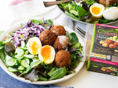 Breakfast Falafel Salad | What to serve with Falafels | The Worktop
