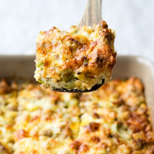 Sausage and egg breakfast casserole store