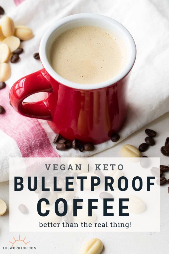 Vegan Bullet Coffee (Coconut Oil and Cacao Butter) - Keto | The Worktop