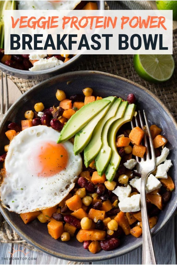 Healthy Breakfast Bowl (GF) - Sweet Potatoes and Beans | The Worktop