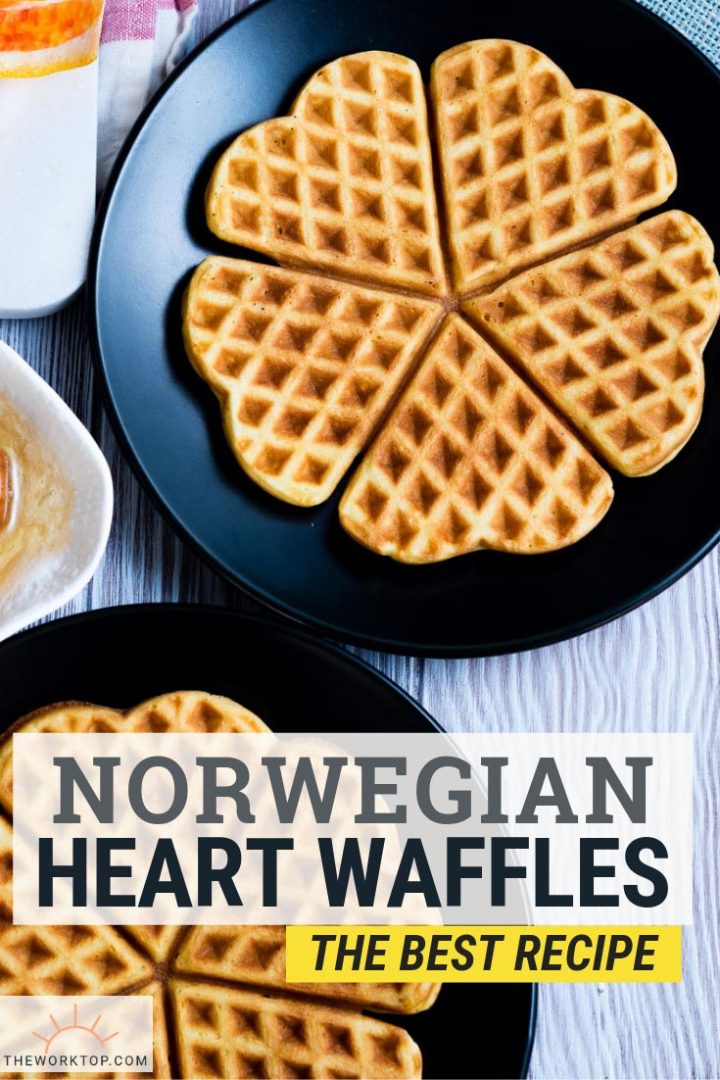 Norwegian Waffles (Heart Shaped Waffle Recipe ) | The Worktop