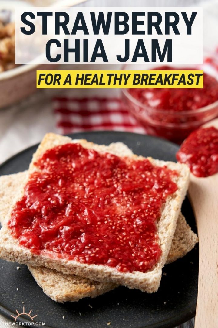 Strawberry Chia Jam Recipe (refined sugar free) | The Worktop