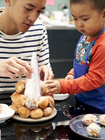 Donut Tree - How to Make a Donut Cake Tower | The Worktop