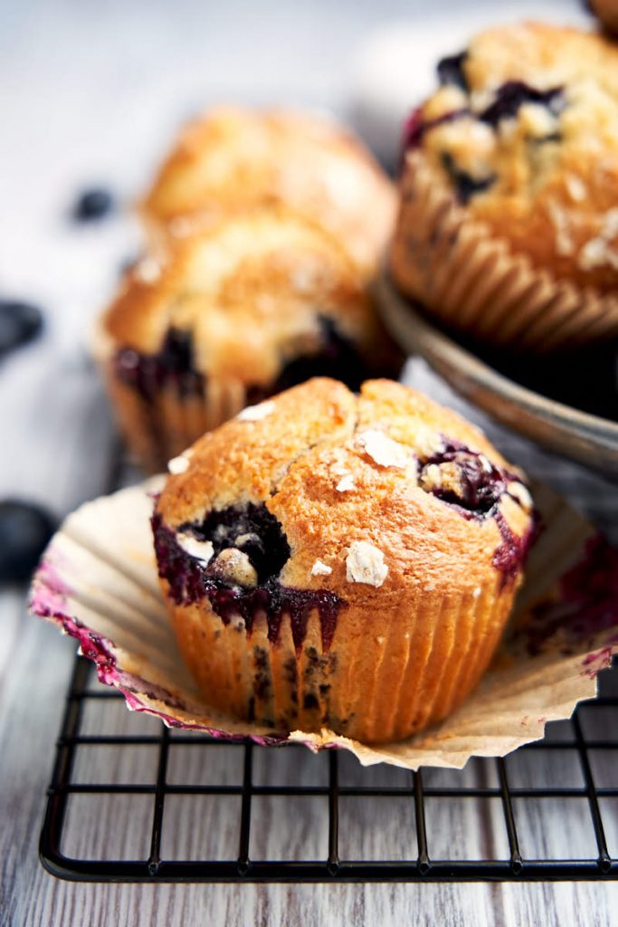 Skinny Blueberry Muffins | The Worktop