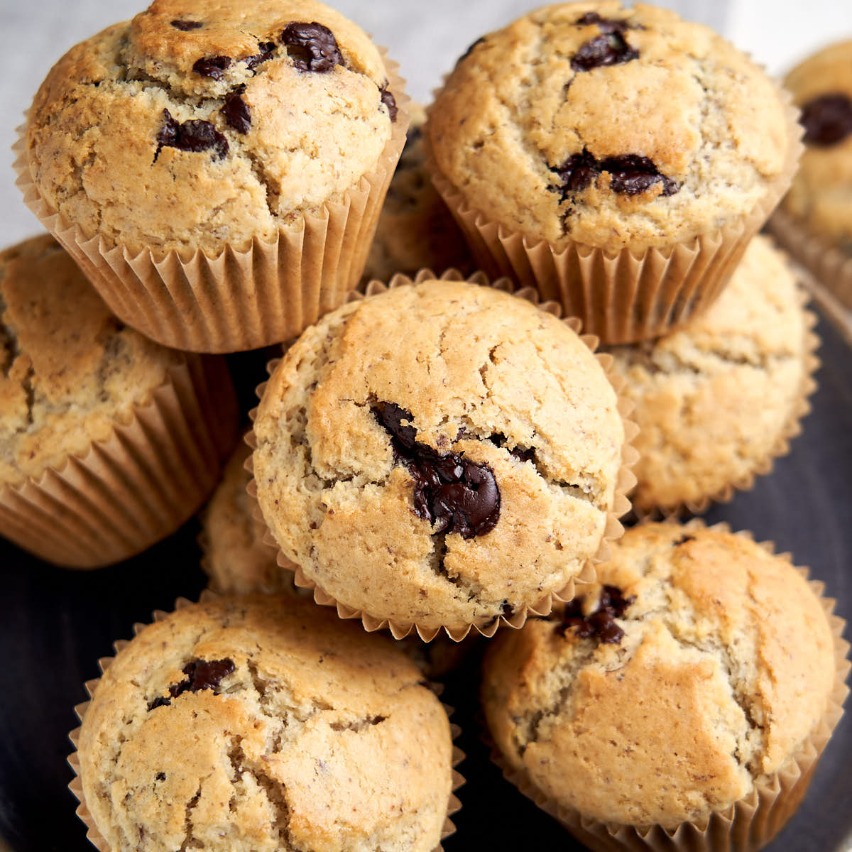 Vegan Chocolate Chip Muffins | The Worktop